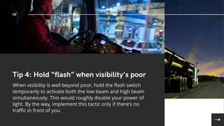 Headlight Safety Tips for Driving After Dark | PPT