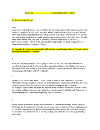 HEADLINE.docx | Family/Children | Genres