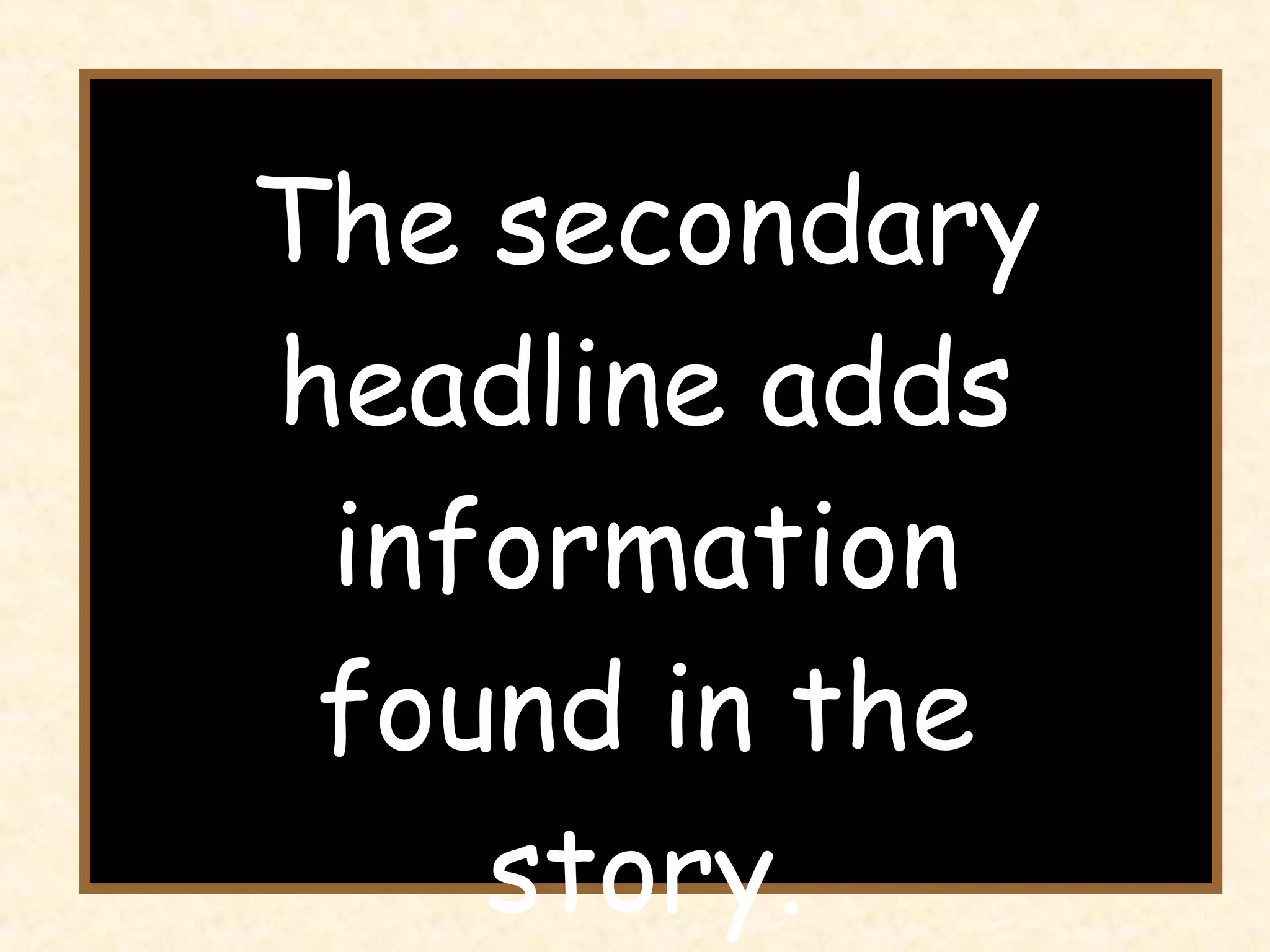 Headline Writing | PPT
