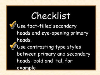 Headline Writing | PPT