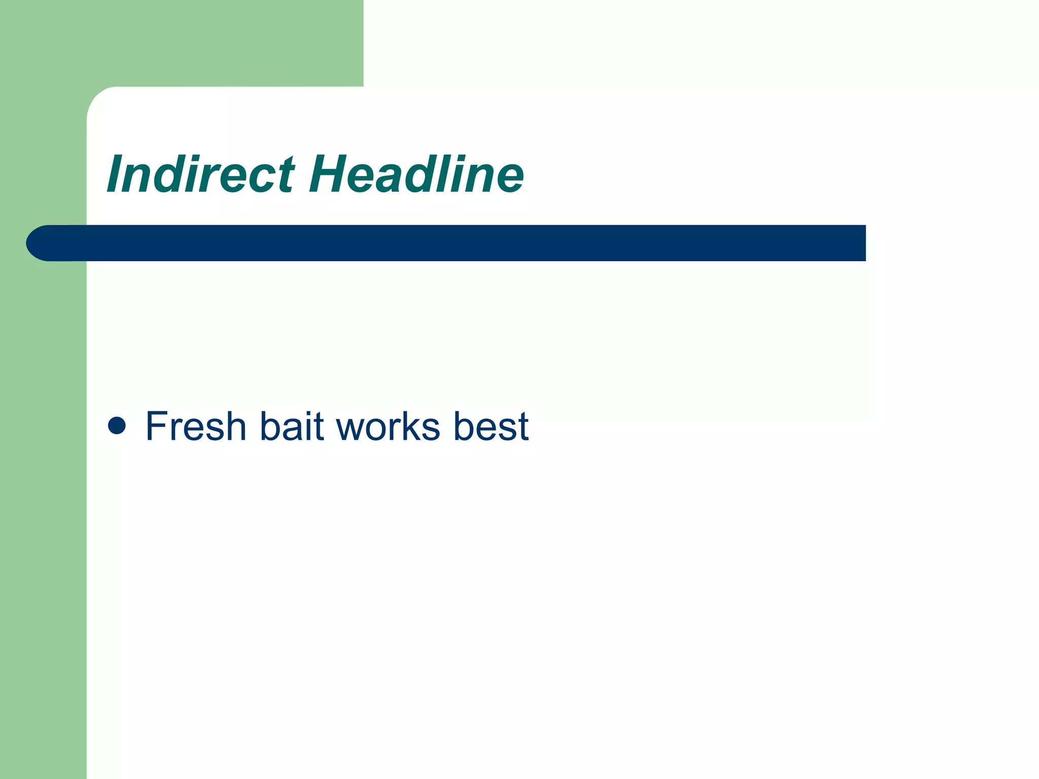 Headline Caption Writing | PPT