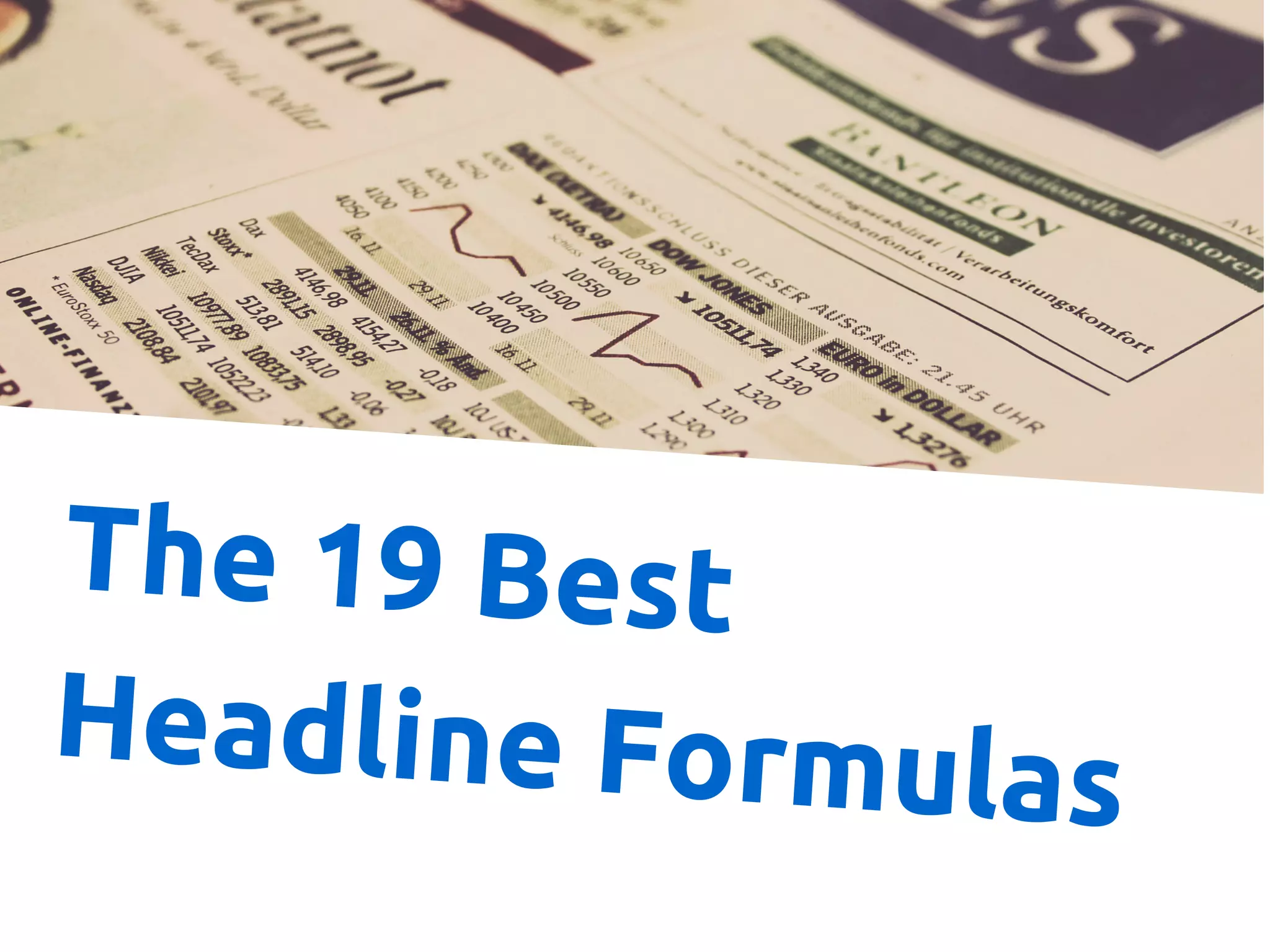 The 19 Best Headline Formulas | PPT