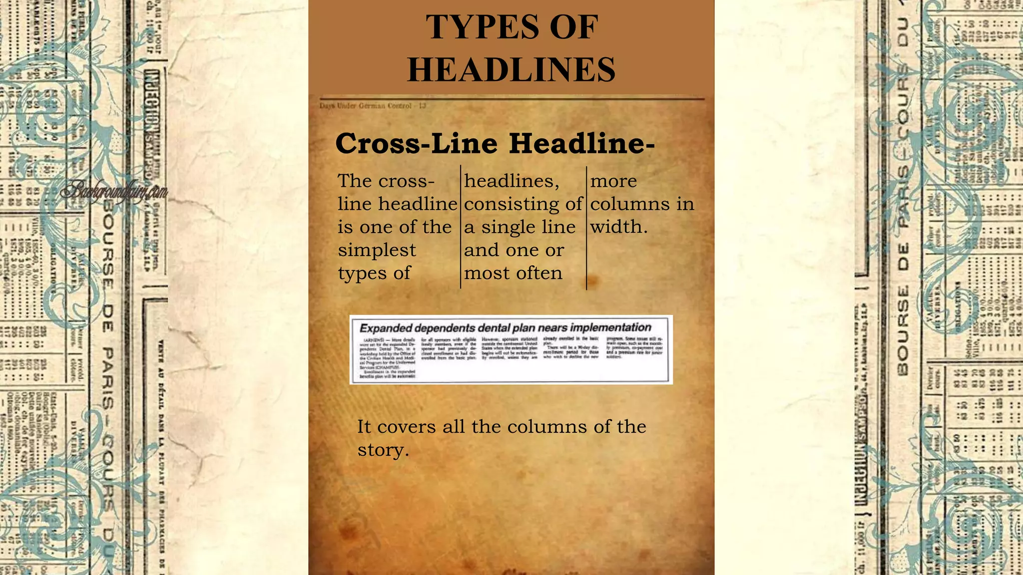 Newspaper Headlines | PPTX