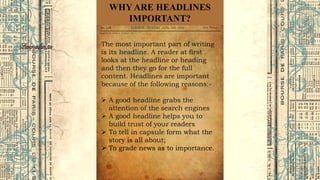 Newspaper Headlines | PPTX