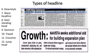 Headlines writing | PPTX