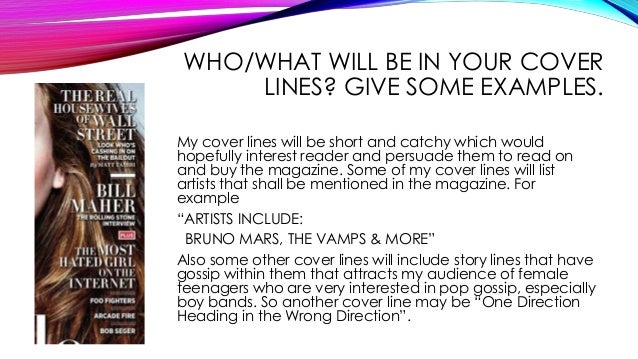 Headlines & coverlines