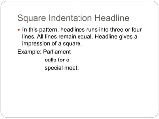 Headlines patterns | PPTX
