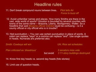 Copy-editor (rules and guide) | PPT