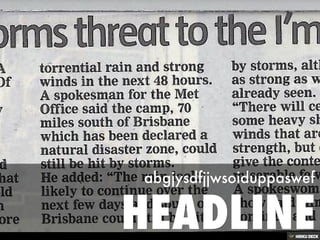 headline subheadline layouts | PPT