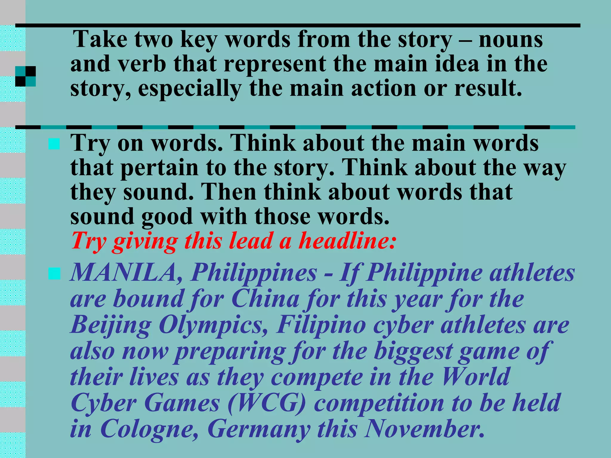 Headline Writing.ppt