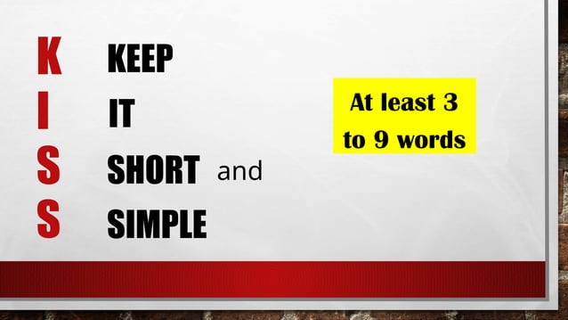 Week 1: Headline Writing Rules with examples | PPTX