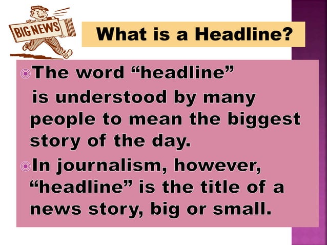 Headline Writing ppt 2013.pptx | Desktop Publishing | Computer Software ...