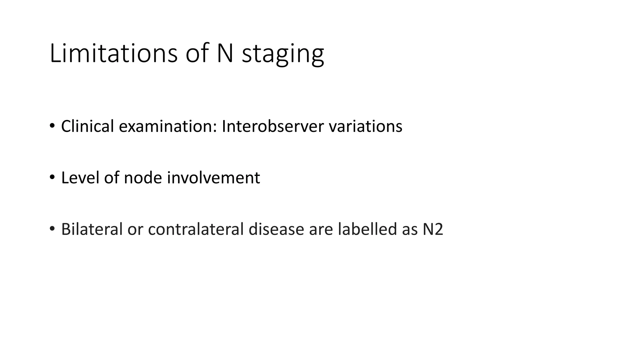 Head and neck cancer staging | PPTX