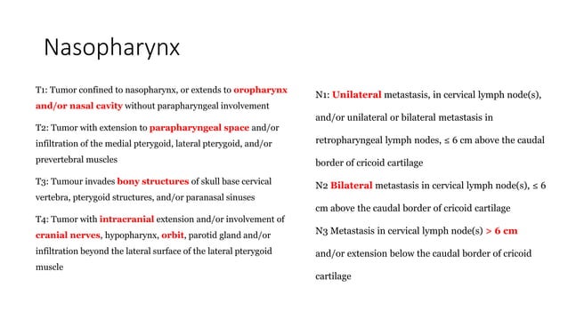 Head and neck cancer staging | PPTX | Ear, Nose and Throat Conditions ...
