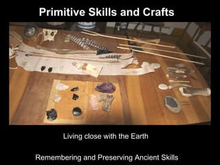 Primative tools and Flintknapping | PPT
