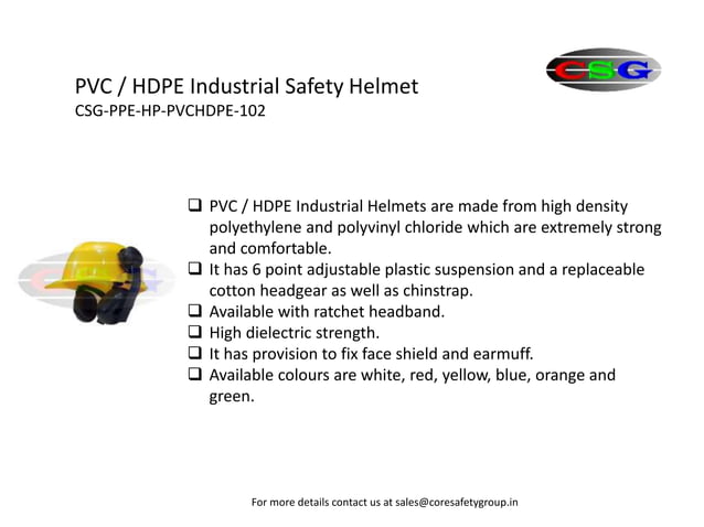Head protection | PPT
