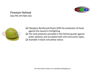 Head protection | PPTX
