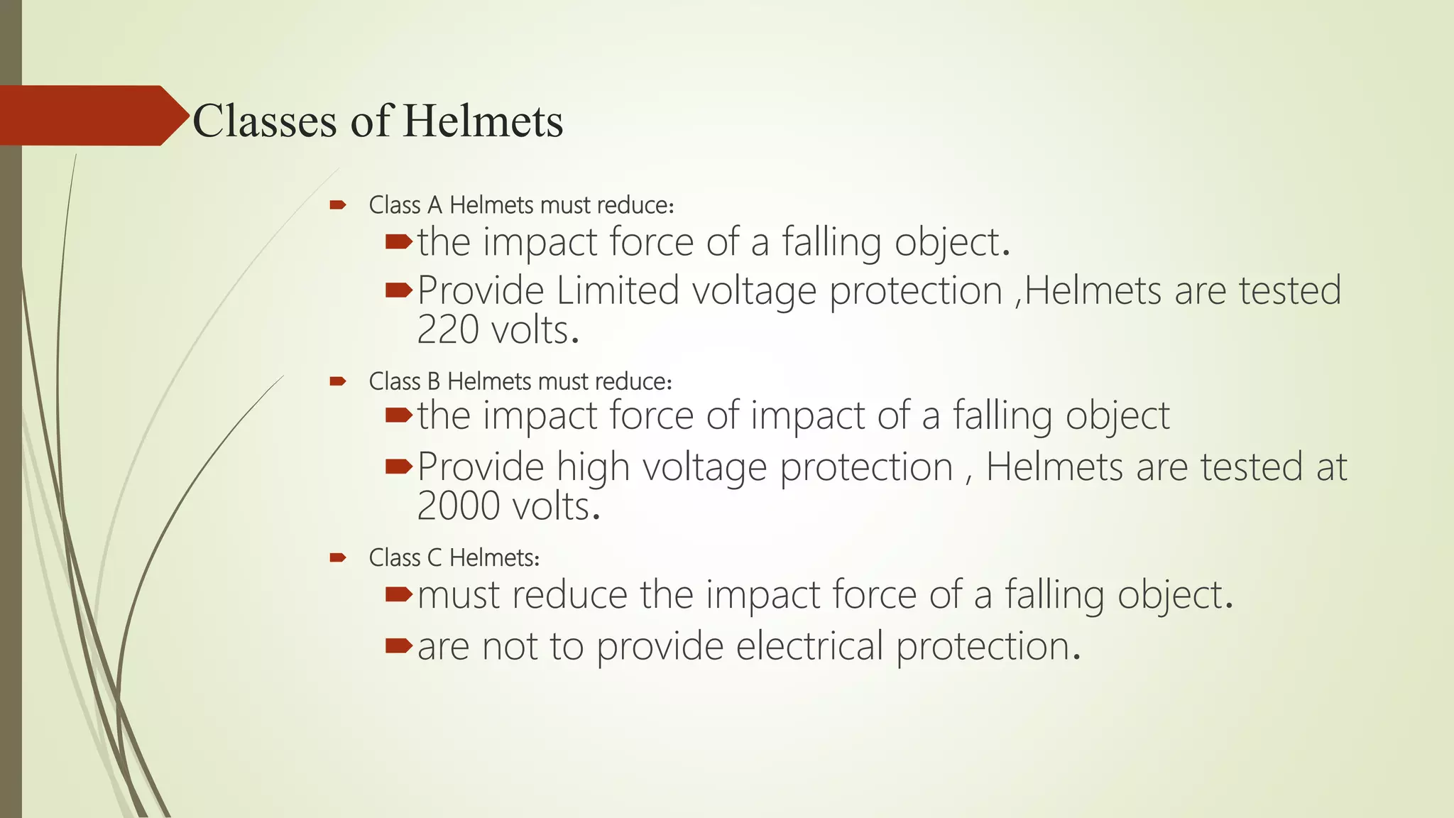 Head protection in construction site | PPTX