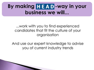 Head Resourcing - About Us | PPT