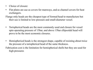 Heads and closures for pressure vessel... | PDF