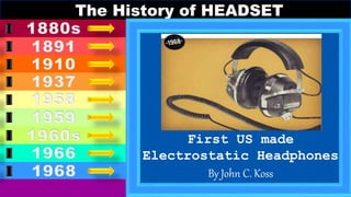 Headset_History_and_Usage | PPTX