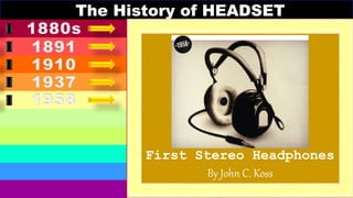 Headset_History_and_Usage | PPTX