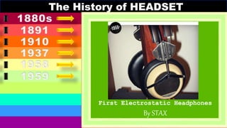 Headset_History_and_Usage | PPTX