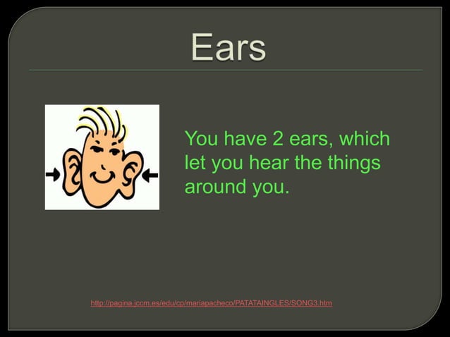 Head, shoulders, knees, and toes | PPTX | Ear, Nose and Throat ...