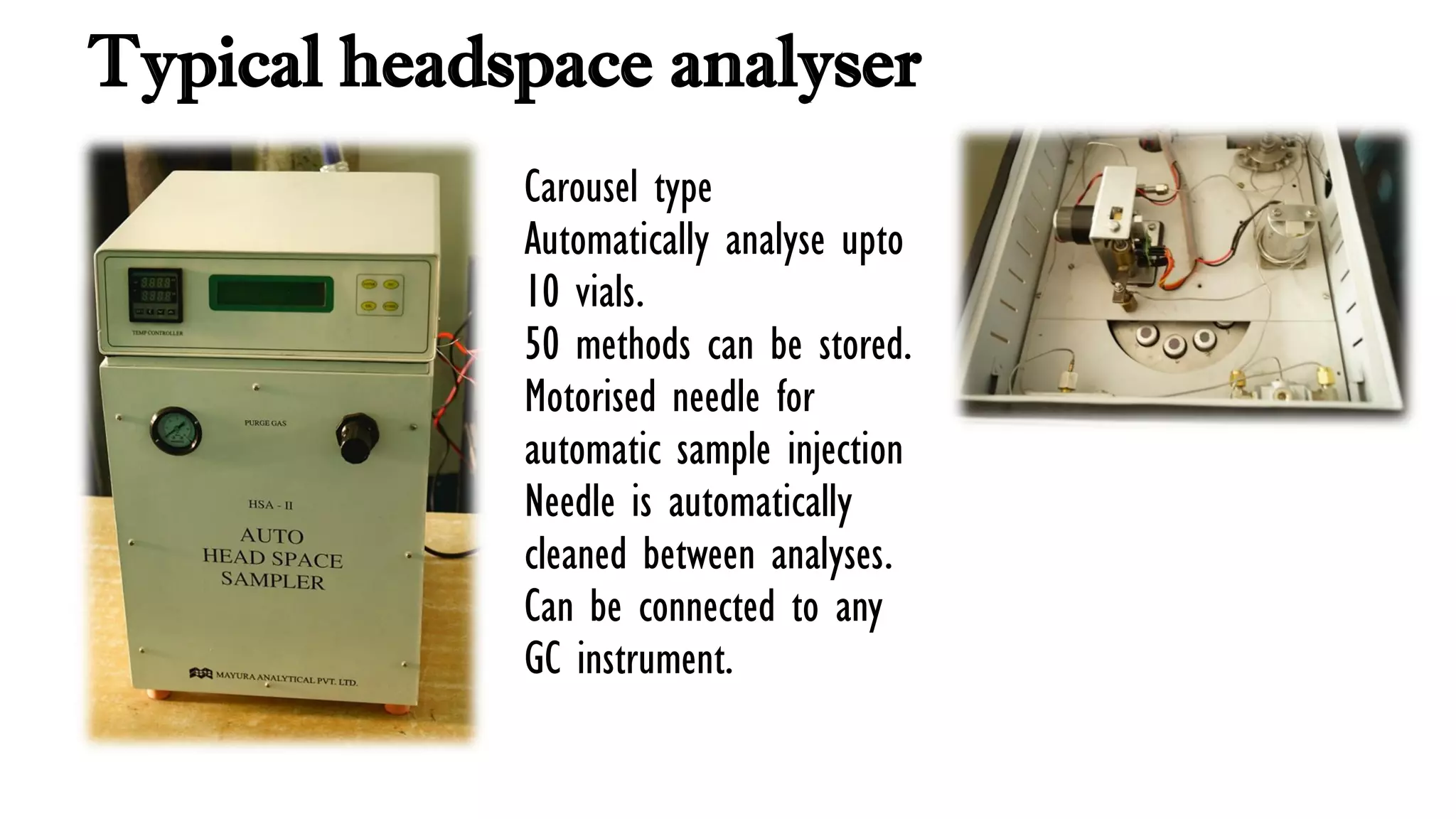 Headspace analysis | PDF