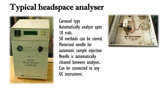 Headspace analysis | PDF
