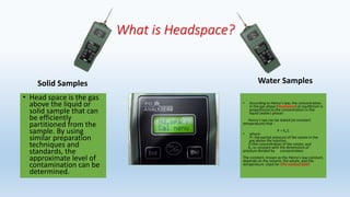 Headspace Gas Chromatograph/PID for Onsite Screening of Soil and Water ...
