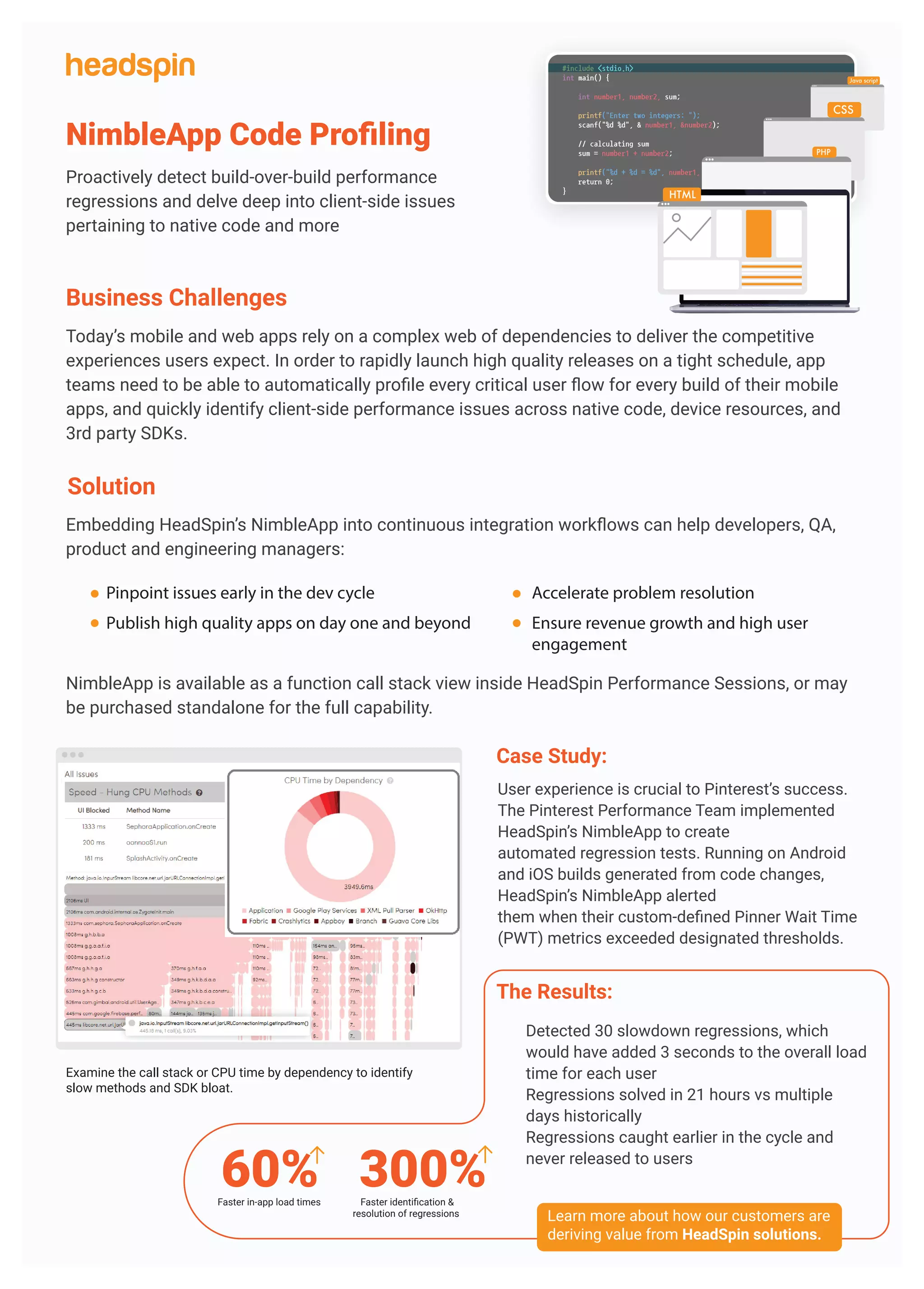 HeadSpin Code Profiling | PDF HeadSpin Code Profiling | PDF