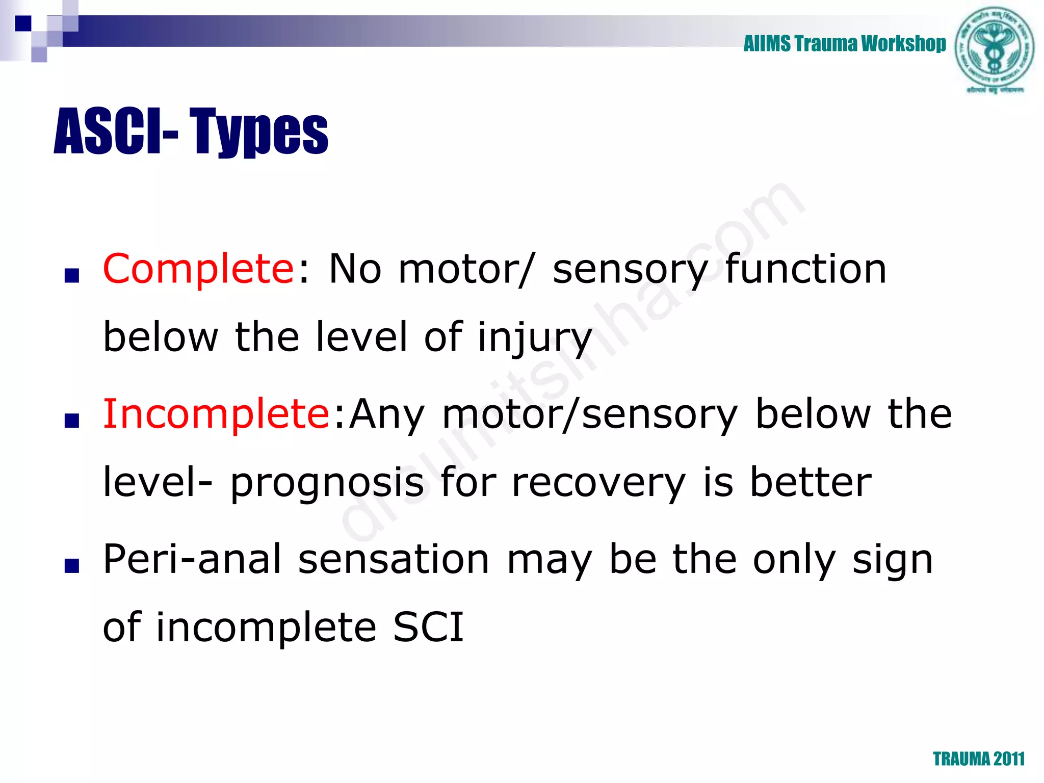 Head and Spine trauma traumacon 2011.ppt