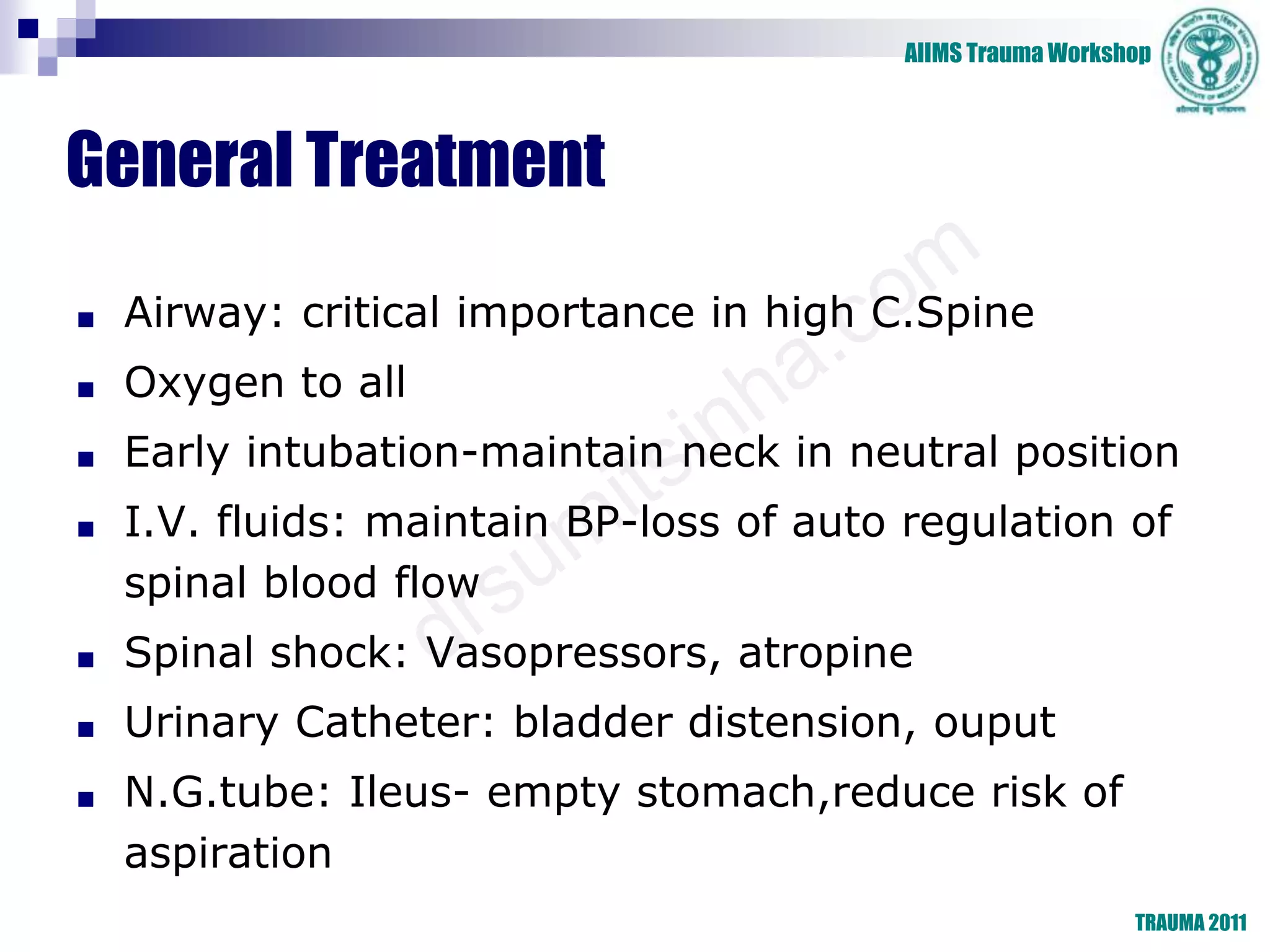 Head and Spine trauma traumacon 2011.ppt