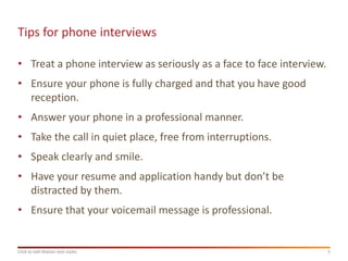 Head start interviews | PPTX