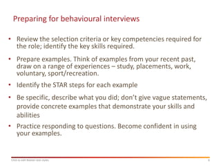 Head start interviews | PPTX