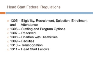 Head Start Program Governance Training 101 | PPTX