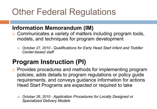 Head Start Program Governance Training 101 | PPTX