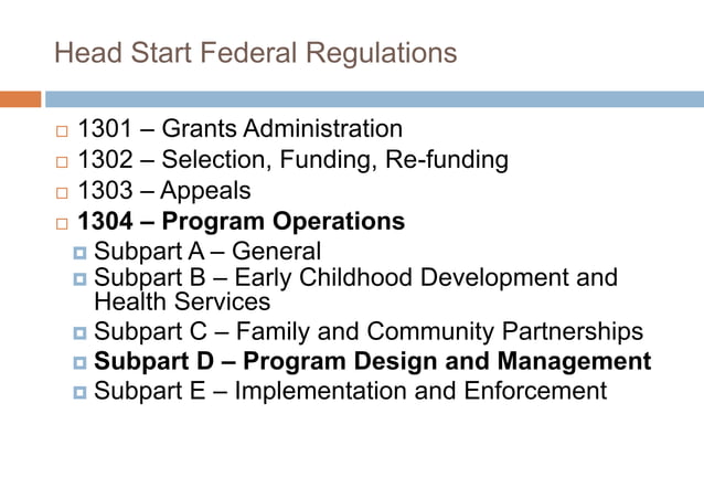 Head Start Program Governance Training 101 | PPTX