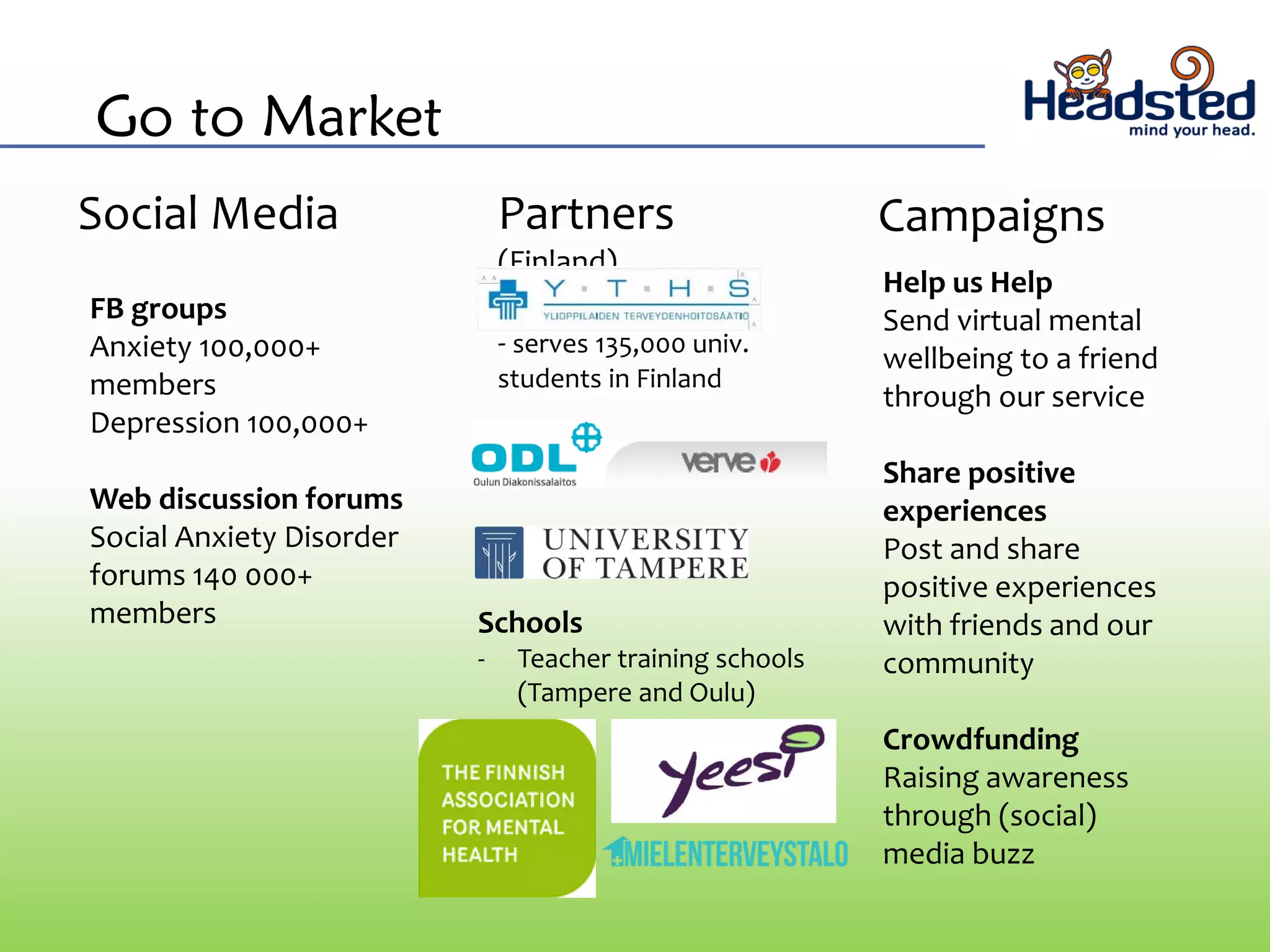 Headsted Pitch Deck - Jan 2014 | PPT