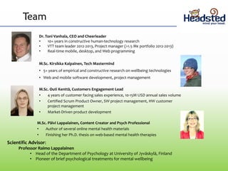 Headsted Pitch Deck - Jan 2014 | PDF