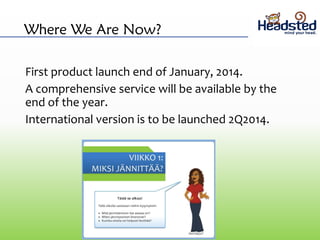 Headsted Pitch Deck - Jan 2014 | PDF