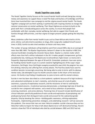 Heads together case study 1 | PDF