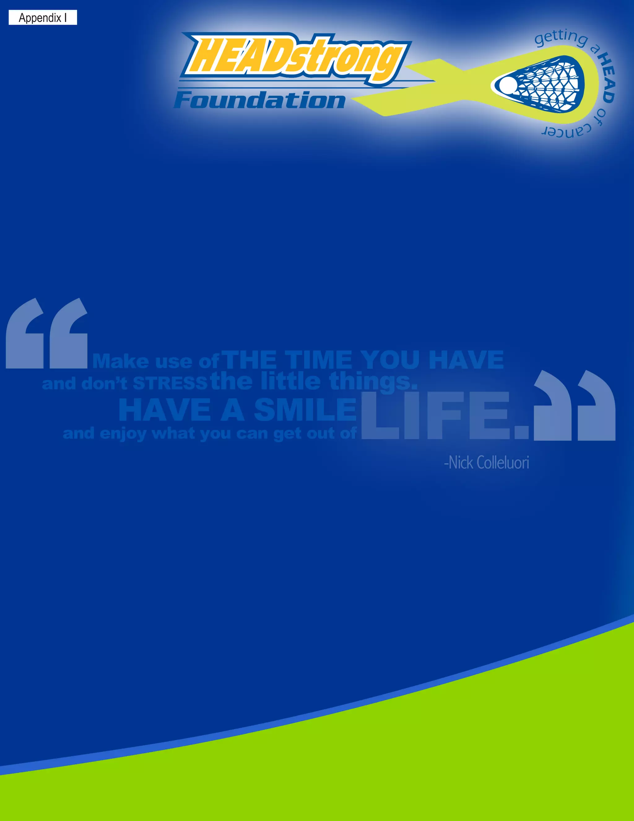 HEADstrong Foundation Media Kit | PDF