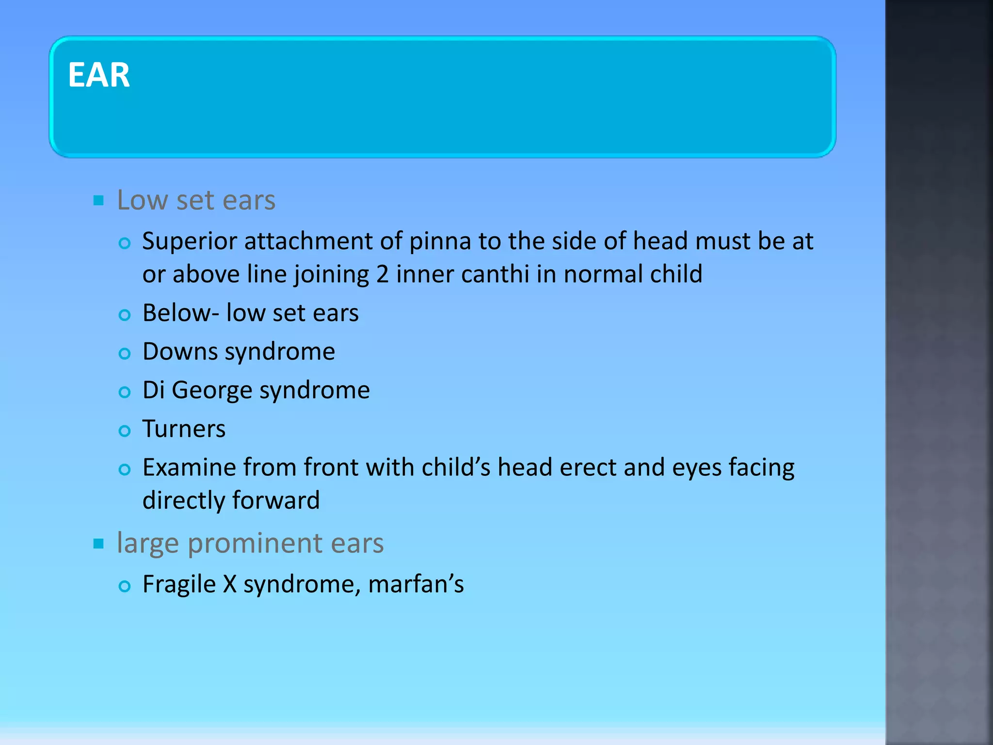 Head to foot examination in Paediatrics | PPTX