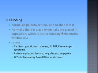 Head to foot examination in Paediatrics | PPTX