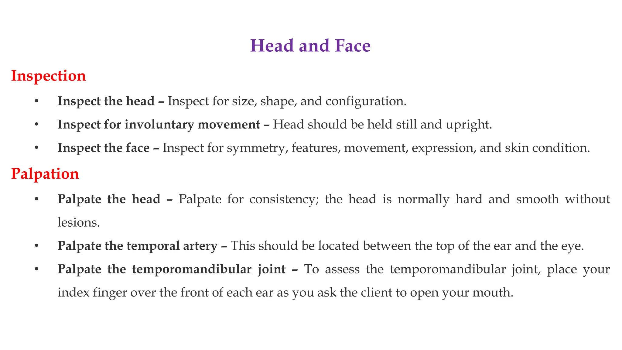 Head to Toe Assessment with Examinations | PDF