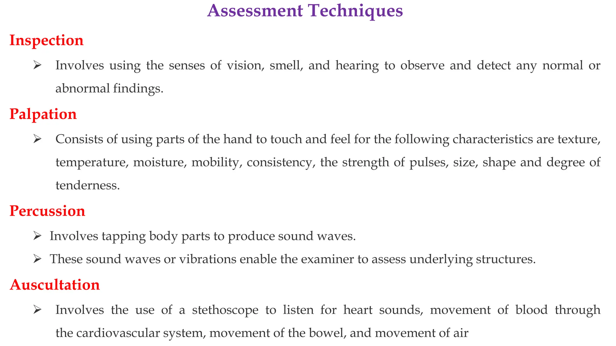 Head to Toe Assessment with Examinations | PDF