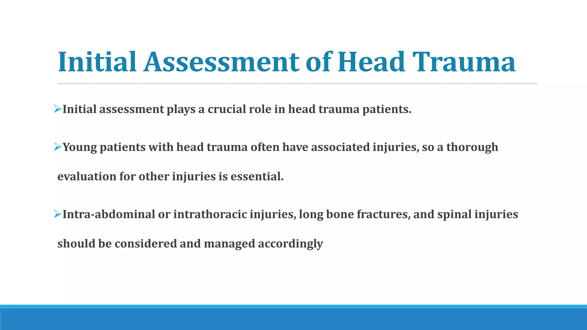 Head Trauma.pptx | First Aid | Injuries