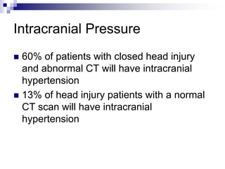 Head Trauma & ICP. SURGICAL AND MEDICAL MANAGEMENT OF | PPT